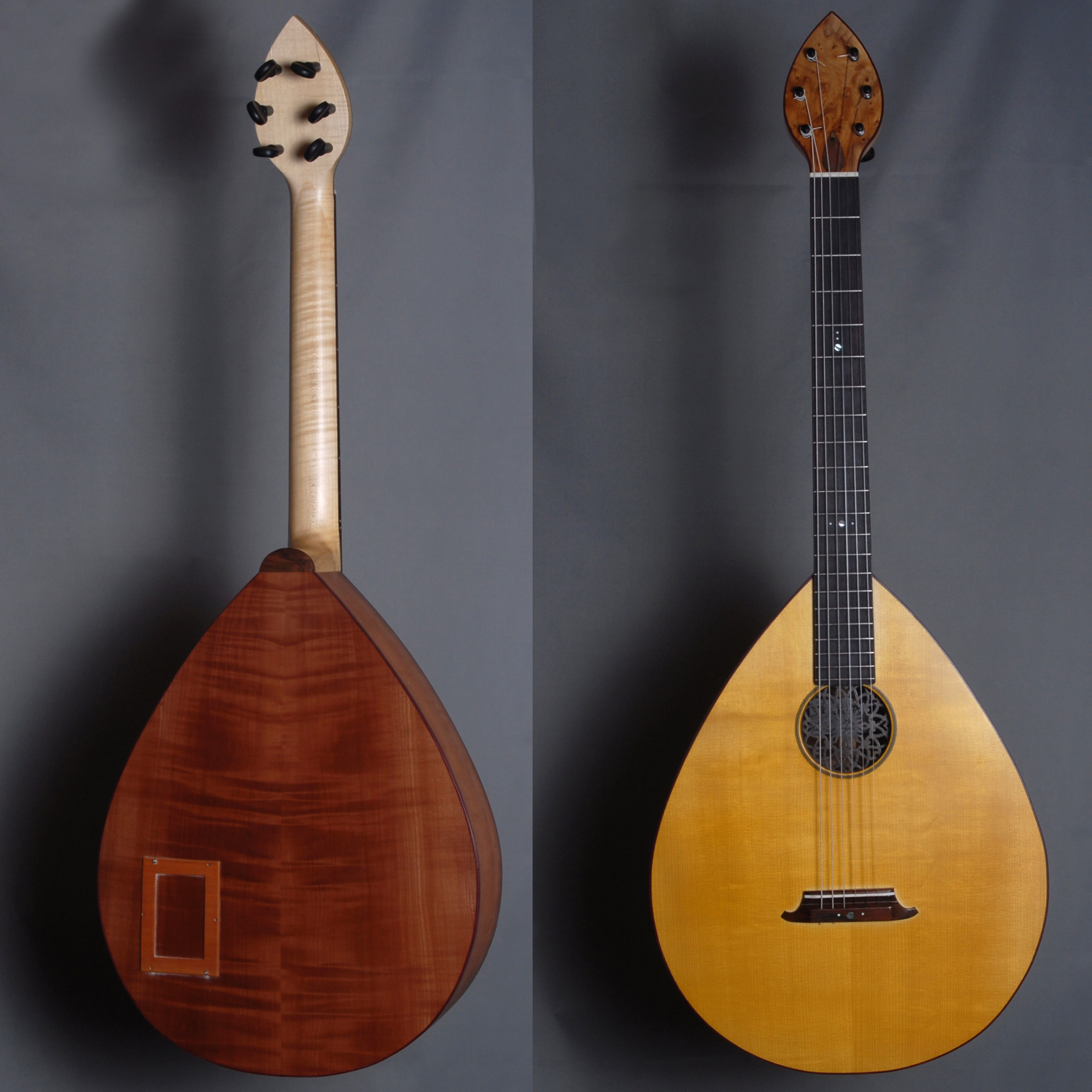 Medieval guitar – Atelier de lutherie Philippe Berne