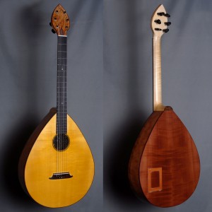 Medieval guitar – Atelier de lutherie Philippe Berne