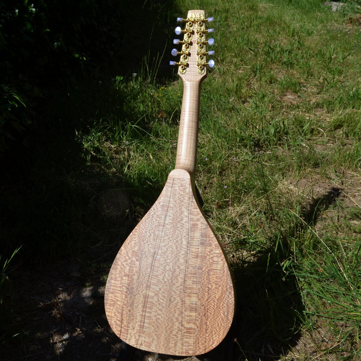 Medieval cittern – Atelier de lutherie Philippe Berne
