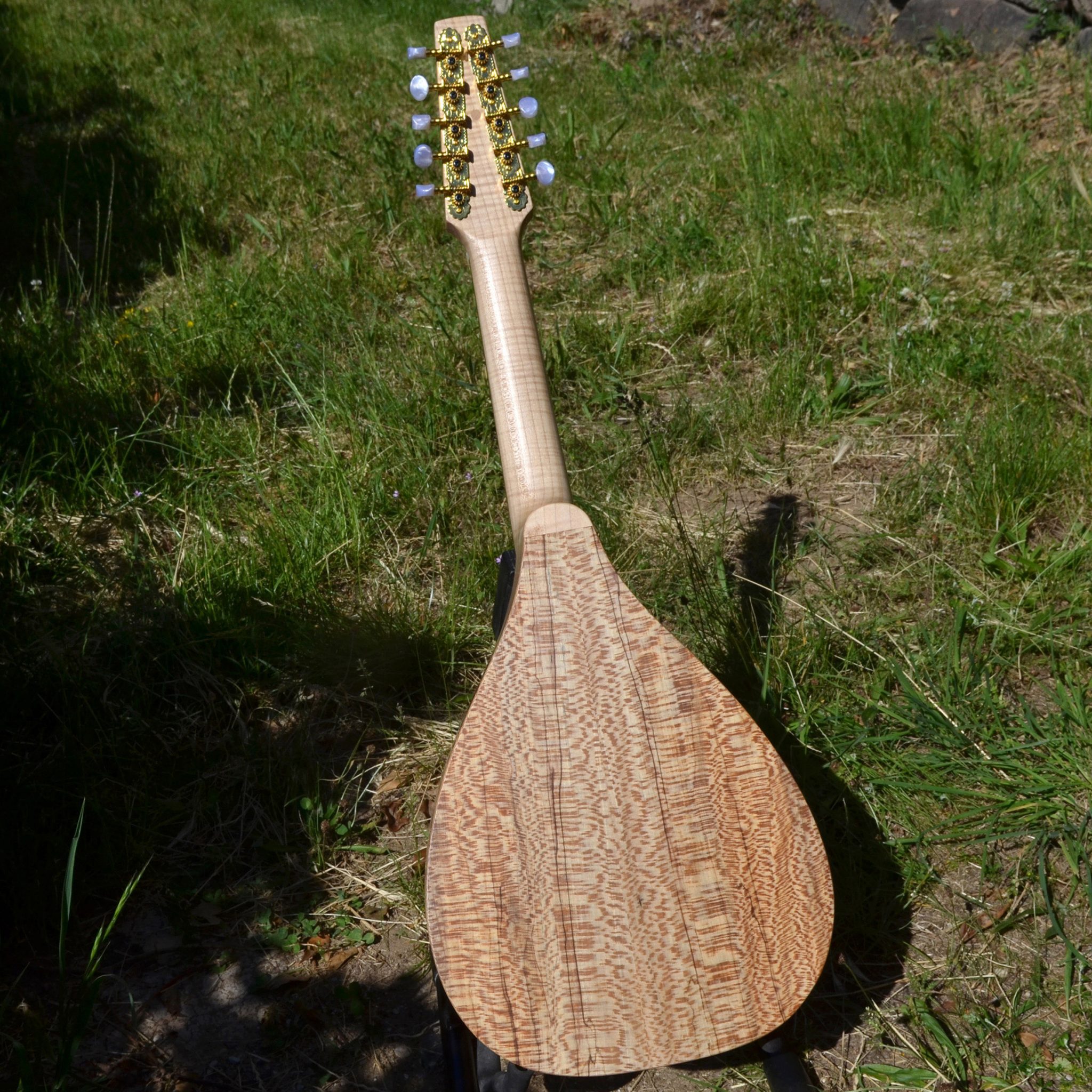 Medieval cittern – Atelier de lutherie Philippe Berne