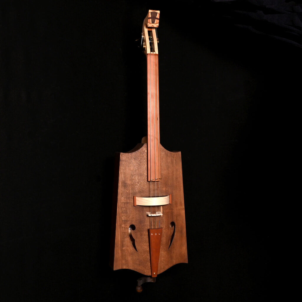 Hurdy-gurdy-cello 3-string – Atelier de lutherie Philippe Berne